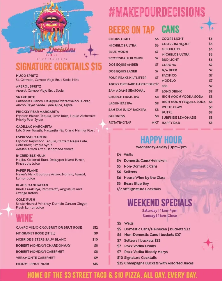 Pour Decisions - Scottsdale's Premier Nightlife Destination